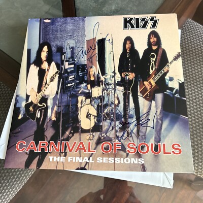 KISS Carnival Of Souls Lp Vinyl Signed Bruce Kulick Eric Singer ...