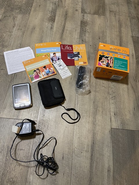 PalmOne Zire 72s Silver PDA Palm Pilot Digital Organizer W/ Stylus for ...