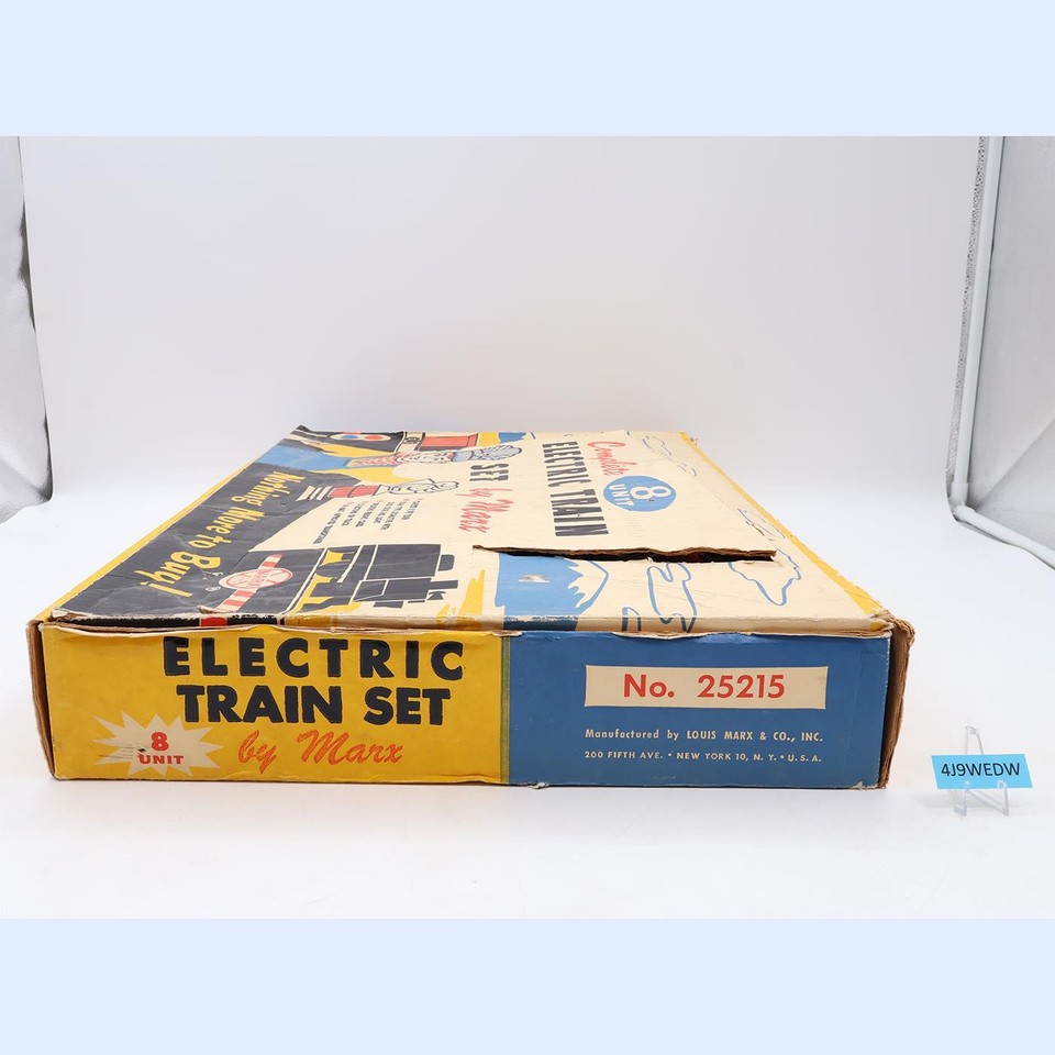Complete 8 Unit Electrical Train Set 1950s-60s Louis Marx Vintage Toy ...