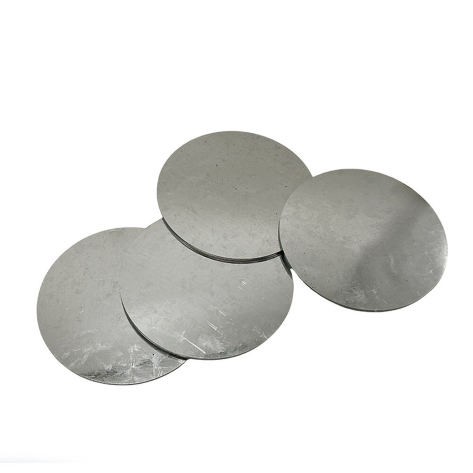 Disc Galvanized Metal Plate DIY Circular Plate Dia Ø 50mm-500mm Thick 0 ...