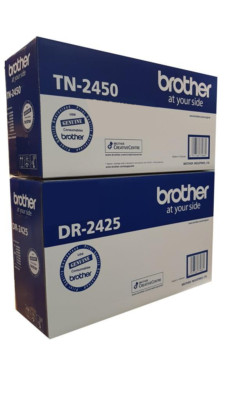 Set Genuine Brother TN-2450 & DR-2425 - HL L2350DW L2375DW L2395DW MFC ...