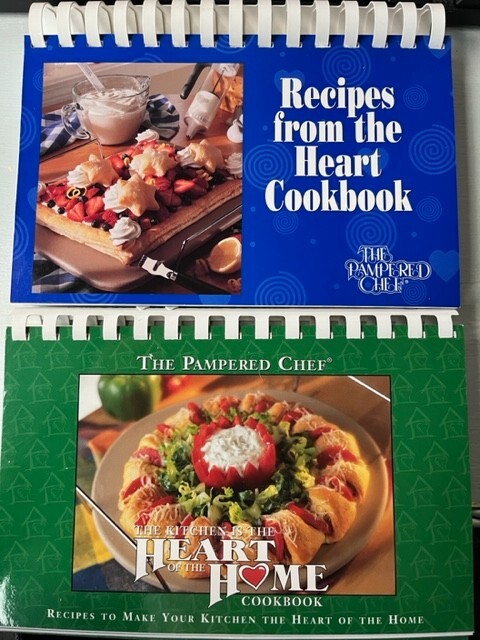 Two (2) Pampered Chef Cookbooks (1997 and 1999) Like New Spiral-Bound ...