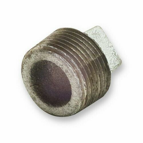 1/2" inch Galvanized Plug Maleable IPS Threaded Fitting | eBay