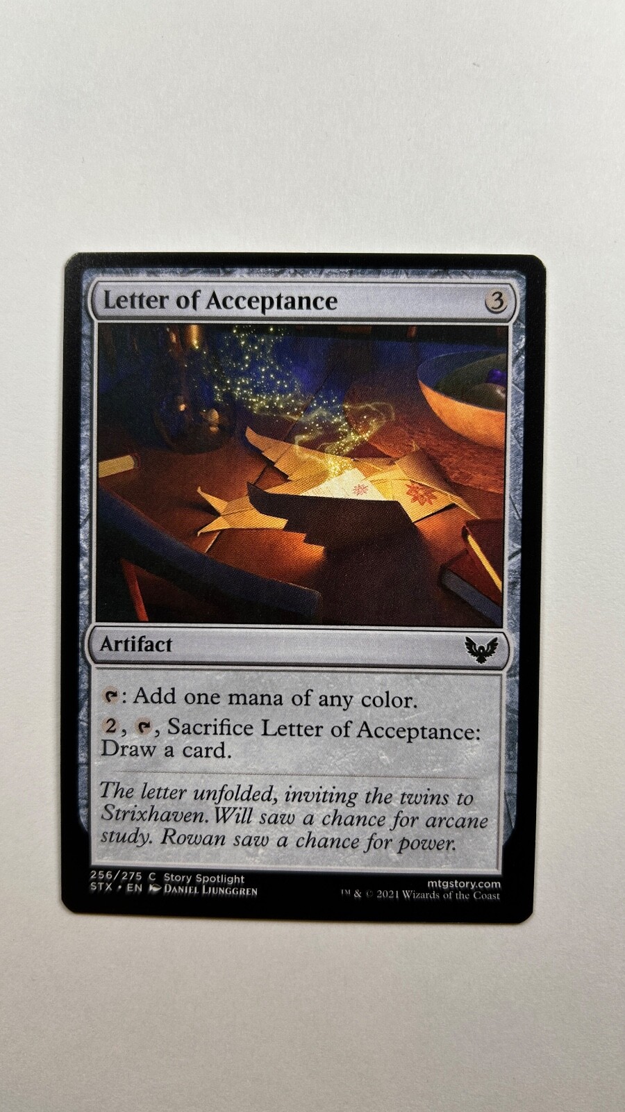 MTG Strixhaven School of Mages Letter of Acceptance 256/275 | eBay
