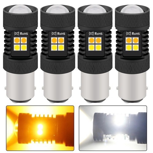 4x 1157 Switchback LED Turn Signal Bulbs For Chevrolet C/K1500 2500 | eBay