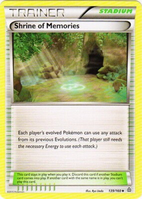 Shrine of Memories 139/160 Primal Clash Uncommon Near Mint Pokemon DNA ...
