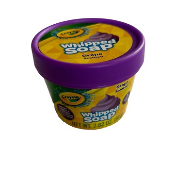 Crayola Whipped Soap 2.82oz.Grape Scented Body Wash + 1 Peeps Bath ...