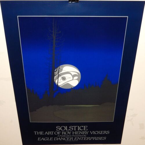 ROY HENRY VICKERS "SOLSTICE" EAGLE DANCER ENTERPRISES COLOR POSTER | eBay