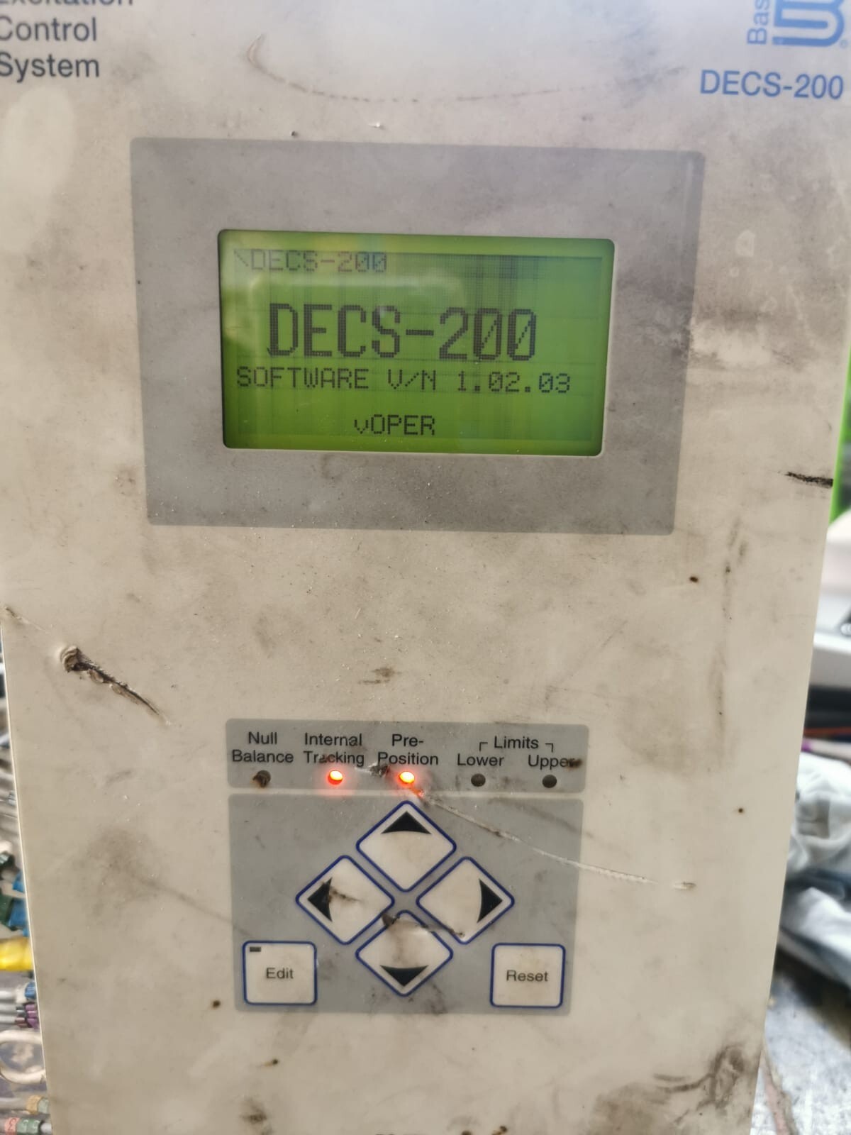 BASLER DECS-200-1L DIGITAL EXCITATION CONTROL SYSTEM -WITHOUT ...