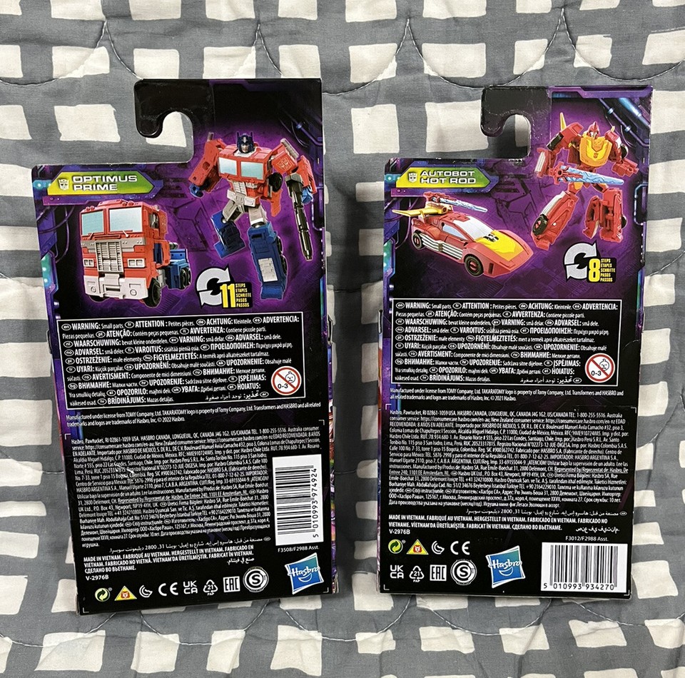 Transformers Legacy Optimus Prime Autobot Hot Rod Core Class Mini Lot ...