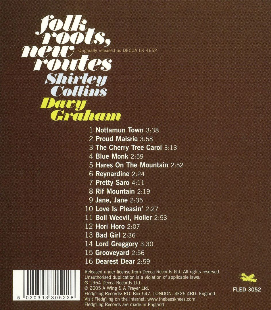 Folk Roots New Routes by Shirley Collins (CD, 2005) for sale online | eBay