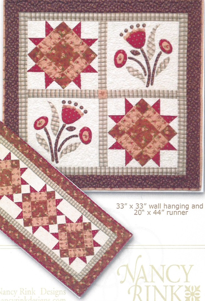 Best Friends applique quilt pattern by Nancy Rink of Nancy Rink Designs | eBay