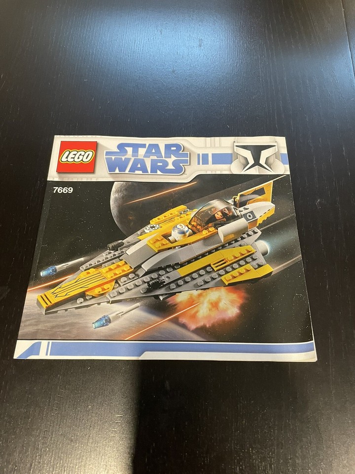 LEGO Star Wars: Anakin's Jedi Starfighter (7669) 90% Complete, With ...