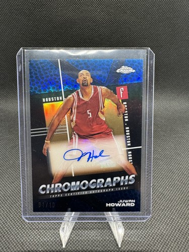 2024 Topps Chrome - Chromographs Juwan Howard Blue Basketball #C-JHO 01 ...