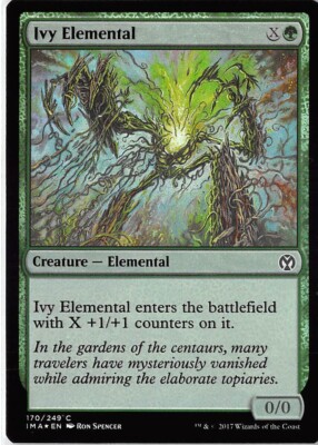 Ivy Elemental *FOIL Common* Magic MtG x1 Iconic Masters SP | eBay