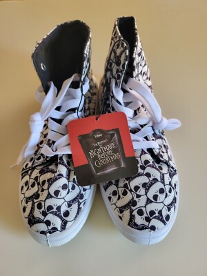 NWT Disney Hightop Shoes Tim Burtons Nightmare Before Christmas Men ...