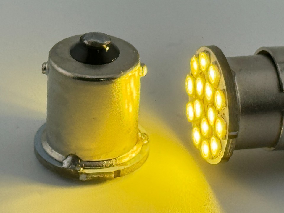 Rebaydo 2pcs BA15S LED Bulb 1129 6 Volt AC or DC Single Filament | eBay