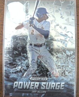 Jay Allen 2021 Panini Prizm Draft Picks Power Surge Baseball Card PS-JA ...
