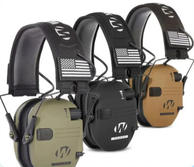Walkers Tactical Electronic Shooting Earmuffs Hunting Sound Pickup ...