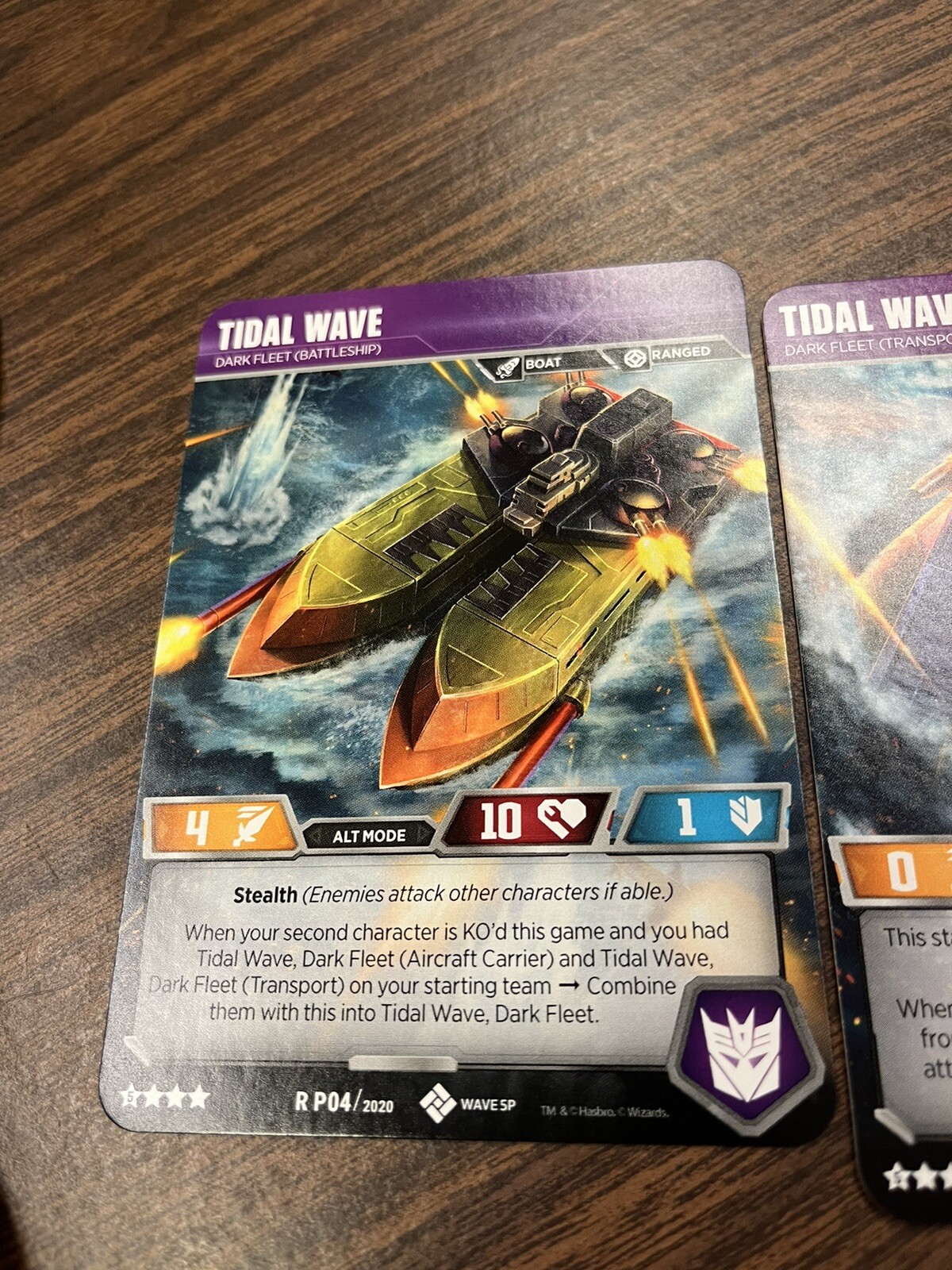 Transformers TCG Promo Jumbo Tidal Wave 3 Card Set R P02 P03 and P04 | eBay