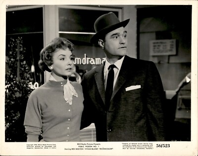 GA195 1956 Original Photo RED SKELTON JANET BLAIR Stars in PUBLIC ...