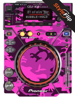 Pioneer CDJ-400 Skin | Camo Pink | Protective Decal | StyleFlip Skins ...