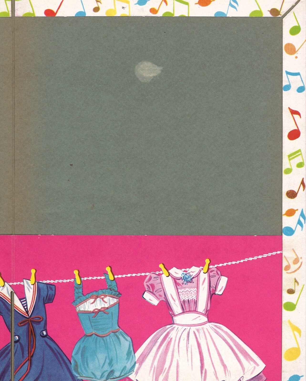 VINTAGE 1960s DUET PAPER DOLLS LASER REPRODUCTION~Org SZ UNCUT NO.1 TOP ...