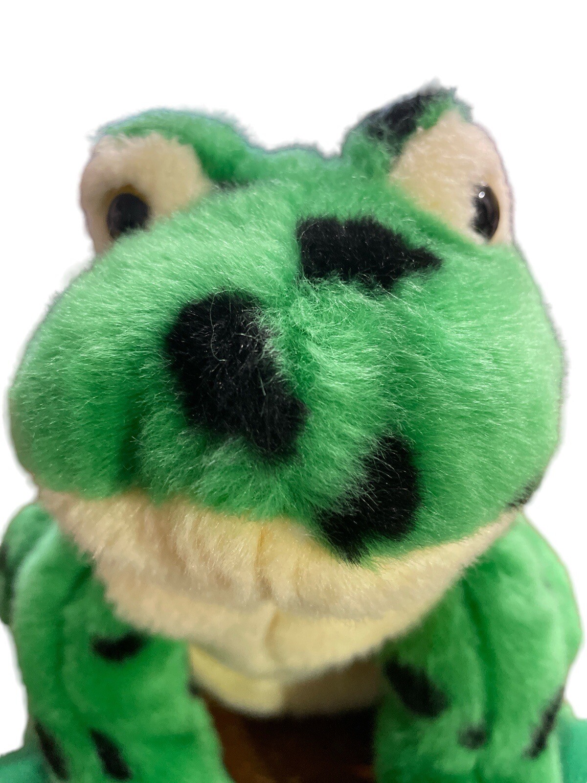 Ty Classic LILYPAD Green Spotted Plush Frog 10 Inch Stuffed Animal Toy ...