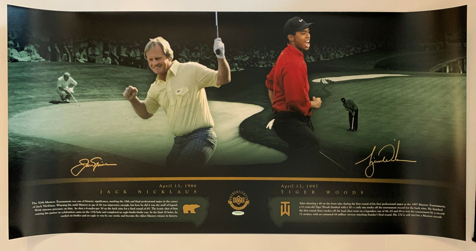Tiger Woods Golf Memorabilia & Signed Golf Collectibles