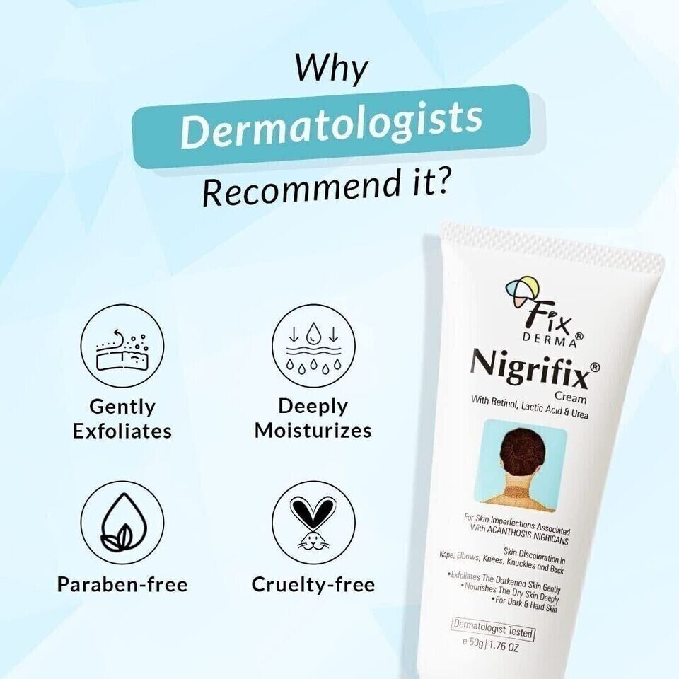 FIXDERMA NIGRIFIX CREAM FOR ACANTHOSIS NIGRICANS FOR DARK BODY PARTS ...