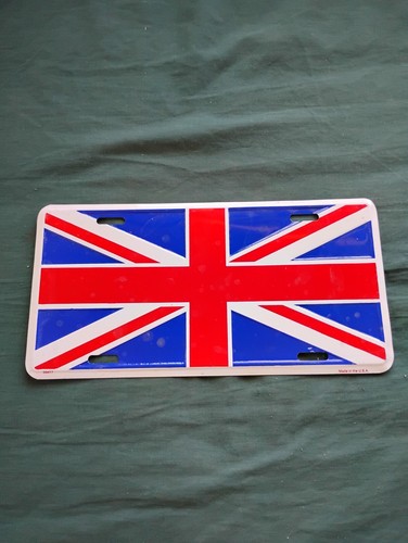BOOSTER LICENSE PLATE: Union Jack UK England License Plate (metal) | eBay