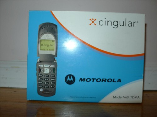 NEW Motorola V60i Flip Phone TDMA Cingular (ATT) Collectible Vintage ...