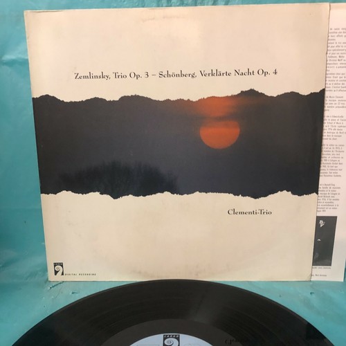 CLEMENTI-TRIO - ZEMLINSKY, TRIO OP. 3 - SCHONBERG, VERKLARTE - VINYL ...
