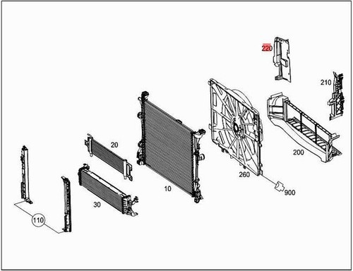 Genuine Mercedes Air Duct W246 W242 2425050730 | eBay