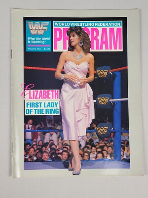WWF World Wrestling Federation Vintage Elizabeth Cover Magazine | eBay
