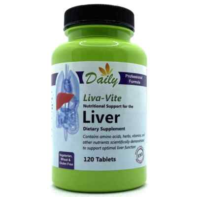 Daily Manufacturing Liva-Vite™ Nutritional Liver Support 120 Tablets | eBay