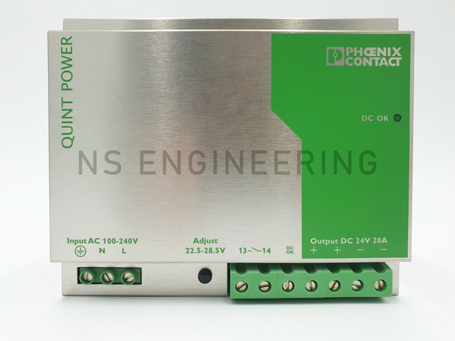 2938620 Phoenix Contact Power Supply Quint-ps-100-240ac/24dc 20a for ...