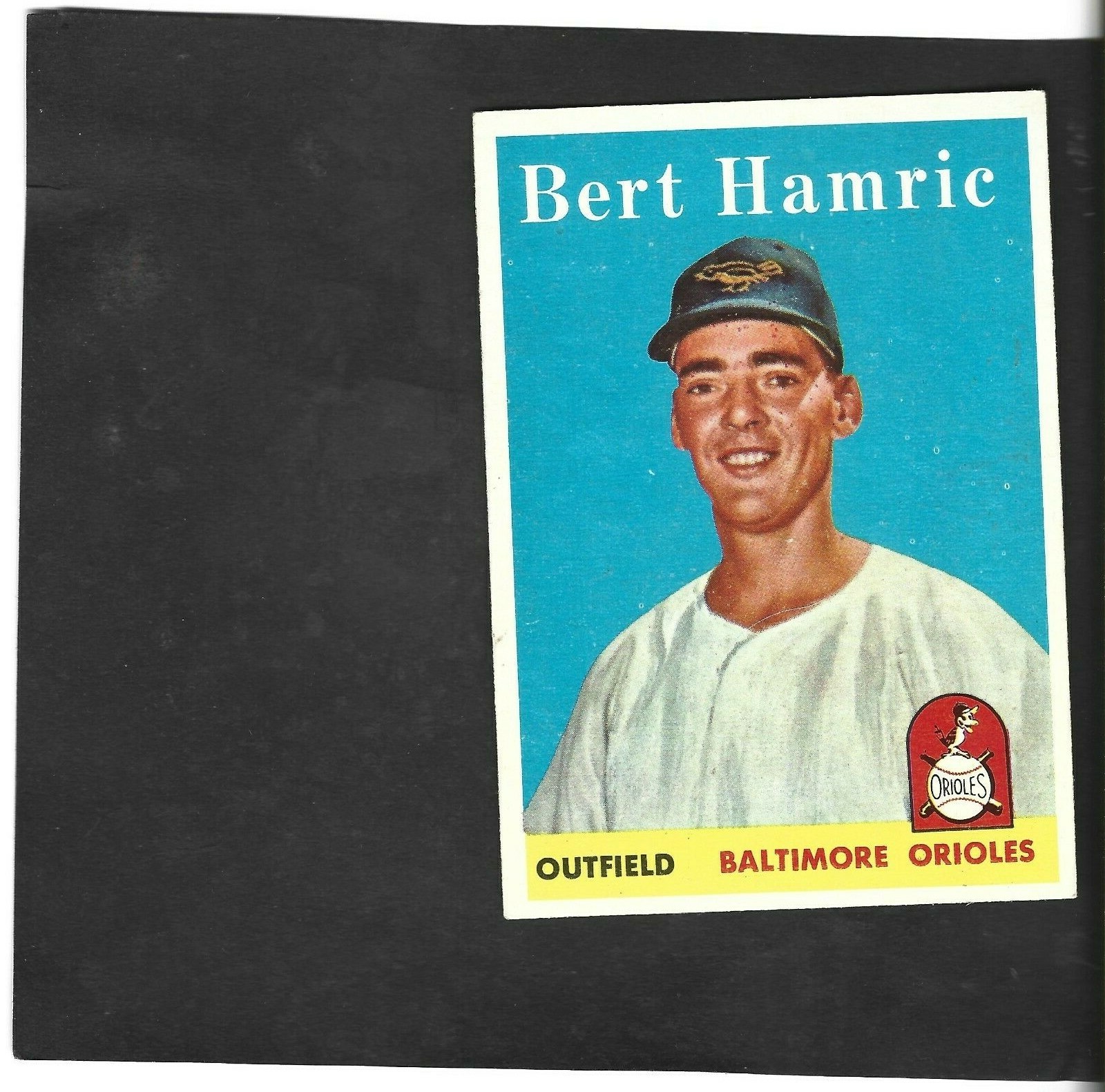 1958 Topps MLB # 336 Bert Hamric | eBay