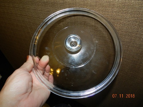 Vintage 27 Pyrex 624C A Flameware Replacement Clear Glass Sauce Pan Top ...