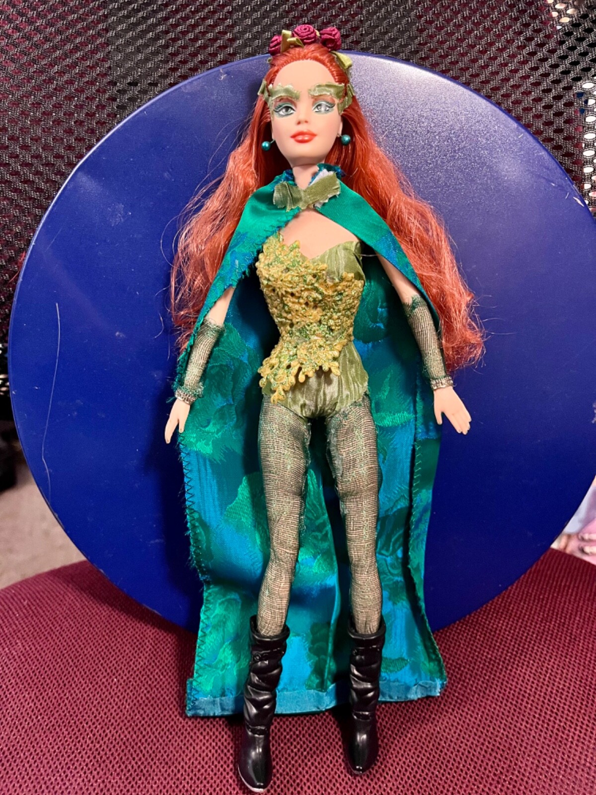 OOAK Poison Ivy Doll - Handmade Custom Collector Unique FanArt Repaint ...