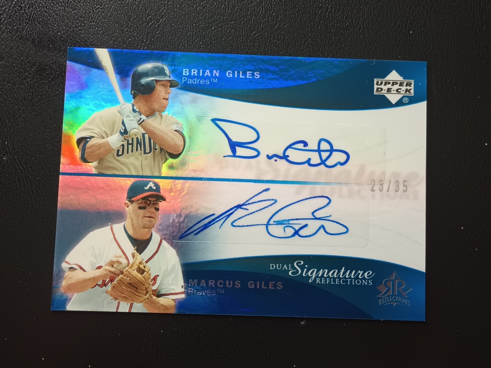 2005 Upper Deck Reflections - Dual Signature Reflections Red #BGMG ...