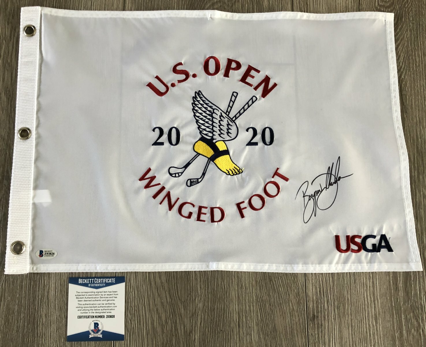 Golf Memorabilia | Autographed Pin Flags