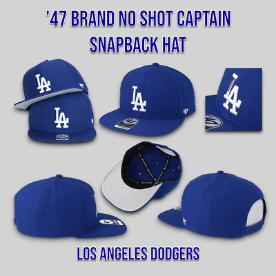 '47 Brand Los Angeles Dodgers No Shot '47 Captain Snapback Hat Royal ...