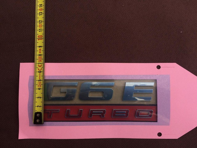 Ford FG G6e Turbo Badge Genuine for sale online | eBay