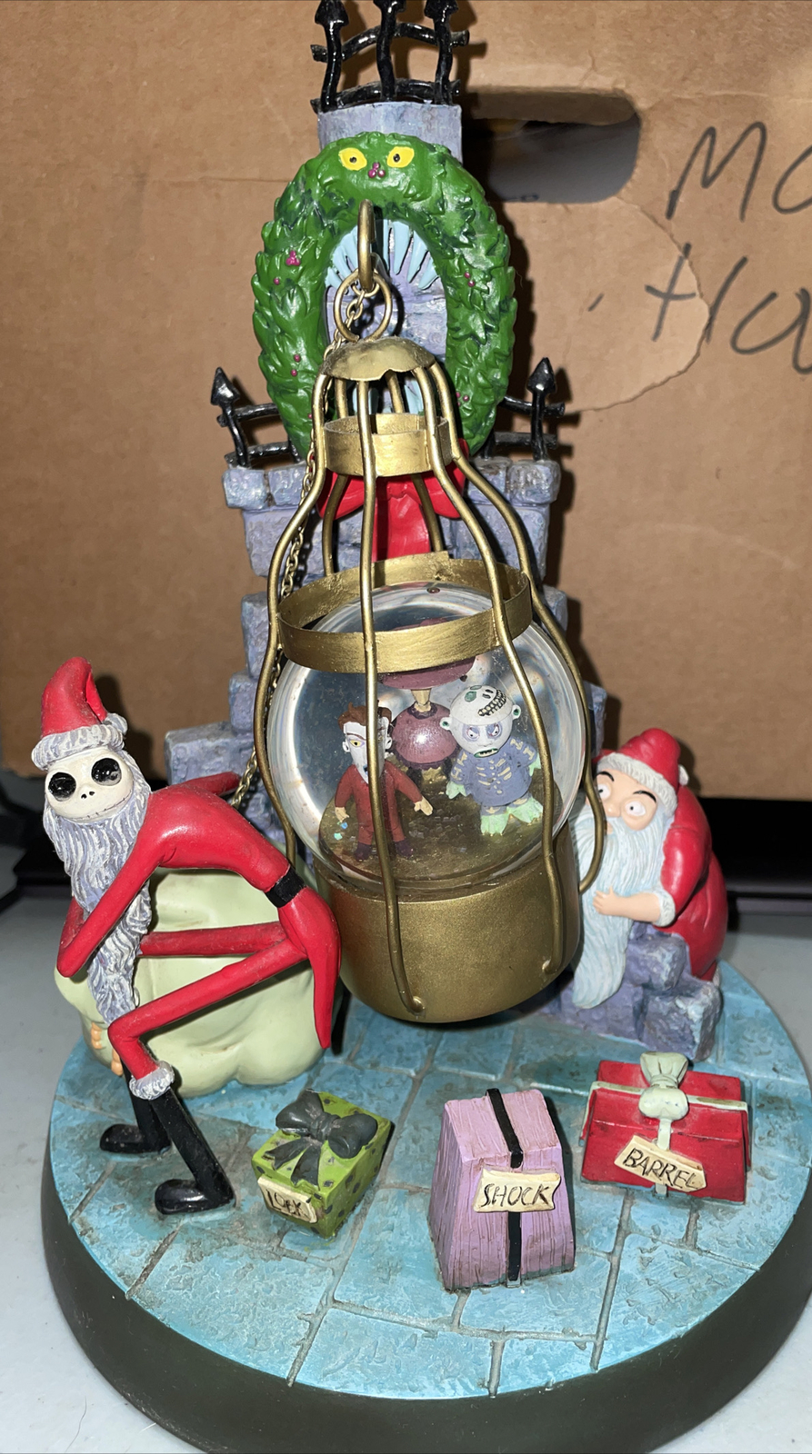 VERY RARE HTF DISNEY NIGHTMARE BEFORE CHRISTMAS SNOWGLOBE JACK LOCK ...