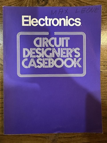 Electronics Circuit Designer's Casebook Trade Paperback McGraw-Hill | eBay
