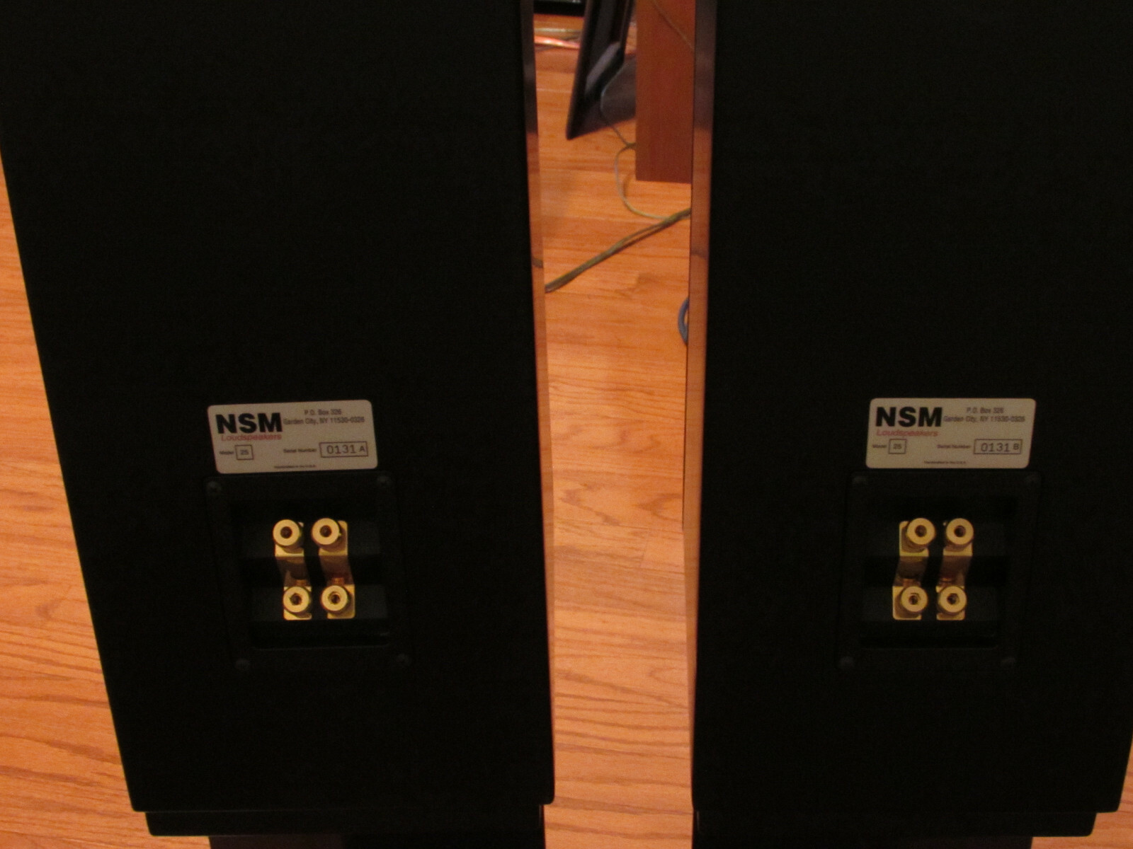Rare NSM (aka NSMT) Model 25 Speakers and Matching NSM Weighted Stands ...
