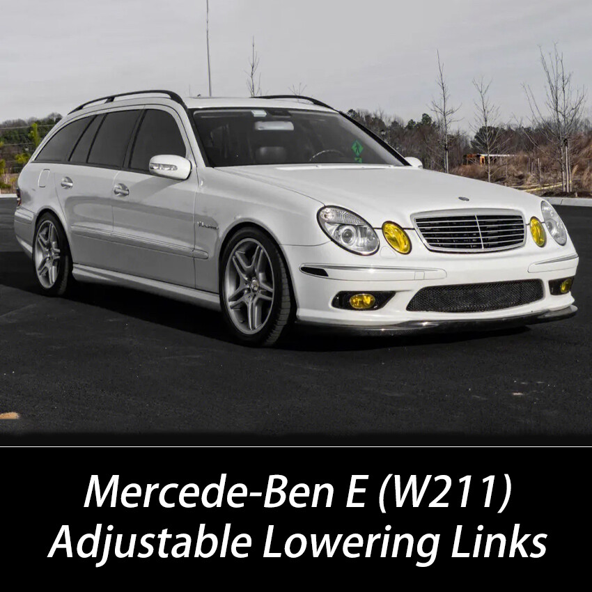 MERCEDES BENZ E CLASS ADJUSTABLE LOWERING LINKS SUSPENSION KIT W211 E55 ...