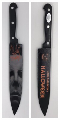 NICK CASTLE Signed HALLOWEEN Display KNIFE Michael Meyers Autograph JSA ...