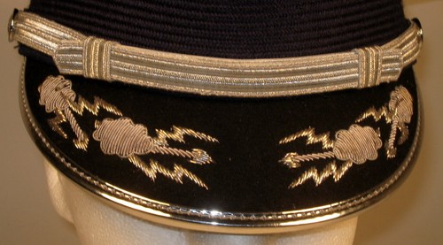 US Air Force Male Band or Honor Guard Field Officer Dress Hat Cap 7 or ...